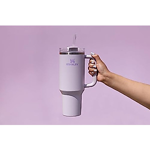 Stanley Quencher H2.0 FlowState Stainless Steel Vacuum Insulated Tumbler with Lid and Straw for Water, Iced Tea or Coffee, Smoothie and More, Orchid, 40 oz