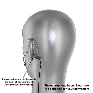 Av-jefe Vl630-h4p Tan Headset Microphone W/hiroshi 4 Pin for Audio Technica Wireless Microphone System