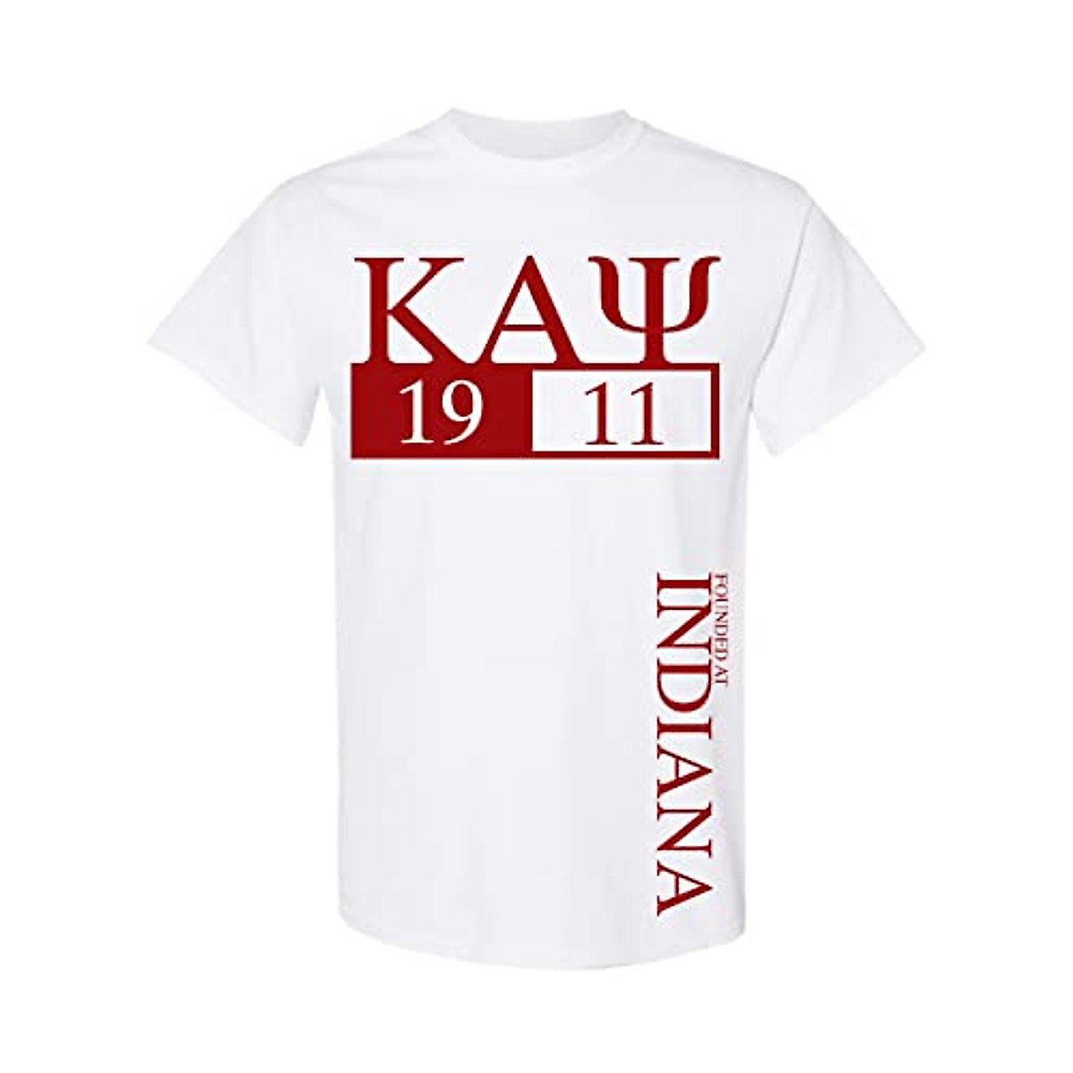 Kappa Alpha Psi Chapter 14 Founded at T-Shirt (as1, Alpha, s, Regular, Regular, White)
