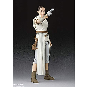 S.H. Figuarts Star Wars Rey & D-O (Star Wars: The Rise of Skywalker) Approx. 5.7 inches (145 mm), PVC & ABS, Pre-Painted Action Figure