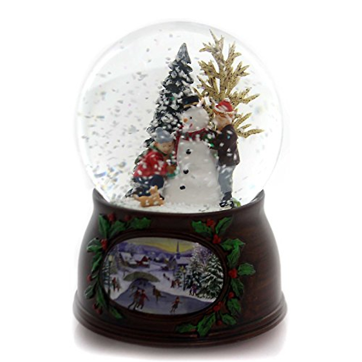 Musical Kinds and Snowman Windup Dome 100mm 34150