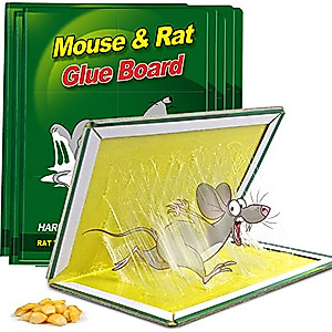 12 Pack Mouse Traps Indoor for Home Glue Traps for Mice and Rats, Sticky Board for House Indoor Outdoor Extra Glue（12"X8"）