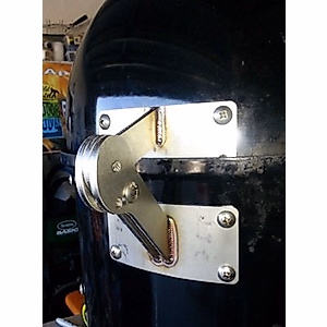 Total Control BBQ Stainless Hinge & Gasket Kit for Weber Smokey Mountain WSM Smoker Grill 18.5 22.5