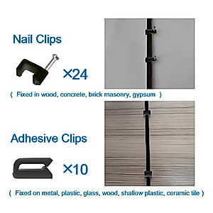 20FT Power Extension Cable Charger for Blink Outdoor,Blink XT2/XT,Wyze Cam V3,WyzeCam Outdoor,Arlo Essential,Eufy,KasaCam,Yi Camera,Weatherproof Charging Cord with Adapter for Security Cam 2Pack,Black