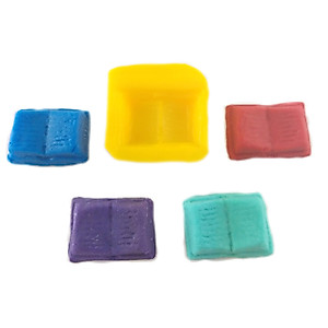 Flexible Molds - Graduation (4 cavity) - Cream Cheese Mint Molds - Candy Melts - Fondant - Caramels - Soft Candy Molds