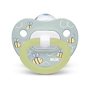 NUK Orthodontic Pacifier Value Pack, Boy, 0-6 Months (Pack of 3)