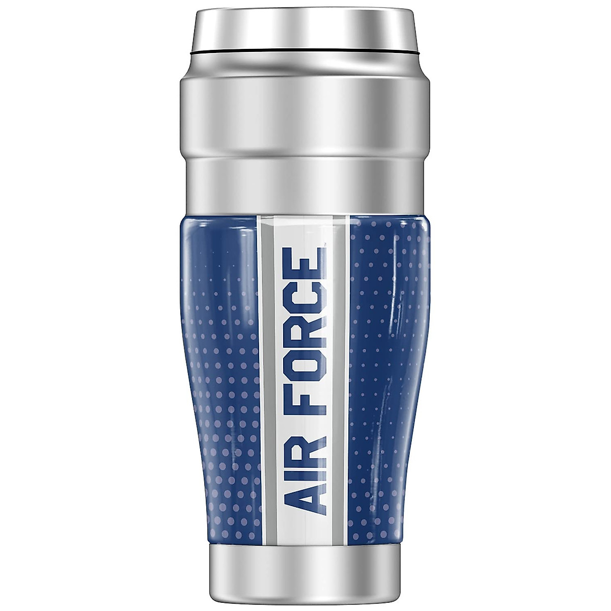 THERMOS U.S. Air Force Academy OFFICIAL Let 'Em Rip STAINLESS KING Stainless Steel Travel Tumbler, Vacuum insulated & Double Wall, 16oz