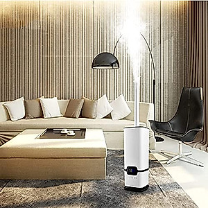 Umidificatore Industriale 13L Umidificatore Di Grande Capacità Riempimento Dall'alto Per Stanze Grandi Facile Da Pulire Spegnimento Automatico Senza Acqua