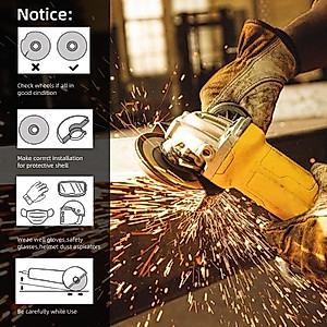 DELUN Cut Off Wheels 4 1/2 inch 55 Pack Thin Metal & Stainless Steel Cutting Wheel Professional Fast 4-1/2 x .045 x 7/8 Cutting Disc for Angle Grinder