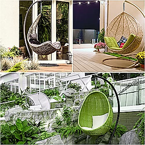 EXPERY 2 Pack Porch Swing Springs, Heavy Duty Hammock Hanging Chair Spring, Znic Plated Hanger Ceiling Mount Spring for Hanging Swing Bench, Hammock Chair, Punching Bag, Yoga Sling