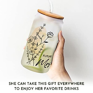 Bride To Be Gifts - Bridal Shower Gift - Engagement Gifts for Couples, Engagement Gifts for Women - Bride Gifts, Bachelorette Gifts for Bride - Engagement Gift for Bride To Be - 16 Oz Bride Can Glass