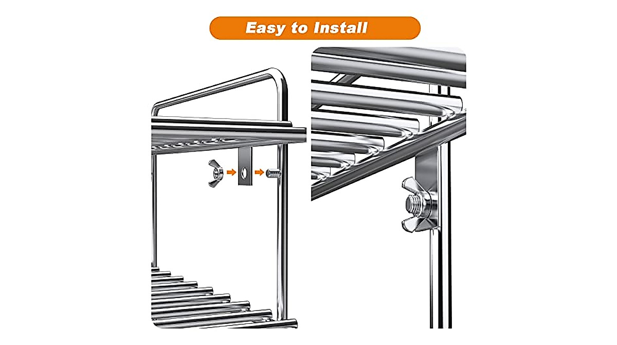 Stanbroil 17" Stainless Steel Warming Rack for Grills