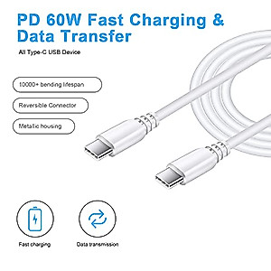 USB C Charger Block Samsung Fast Charger Box for Samsung Galaxy A14 5G,A23,A13,S23,A54,S21 FE,A03s,Z Fold 4,A53,A34,A04S,S22,S20;Pixel 7 Pro/6,20W Wall Plug Power Adapter+6FT Type C to C Charger Cable
