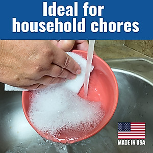 Peachtree Woodworking Supply 10 Pack of White Non Scratch Non-Woven Pads for Cleaning/Polishing and Multi Purpose Use in Your Home •Workshop or DIY Garage Shop Made in The USA