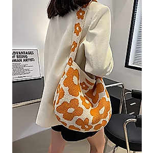 Tote Bag for Women Cute Hobo Bag Shoulder Bag Satchel Bag Large Crossbody Bag Knit Beach Bag Tote Handbags for Women 2023