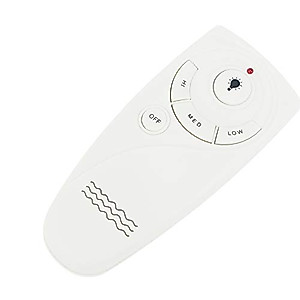 White UC7083T Replaced Remote Control fit for Hampton Bay UC7083T Ceiling Fan Wireless Single Light