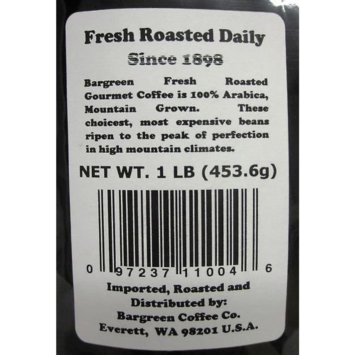 Espresso Classico WHITE Ground Gourmet Coffee [Net WT 1 lb]