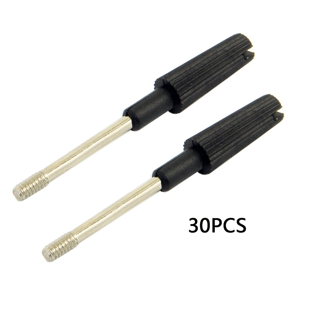 cablecc 30pcs Thumb Screws #4-40 UNC 47mm Length Stainless Steel Overmold for Computer Cable