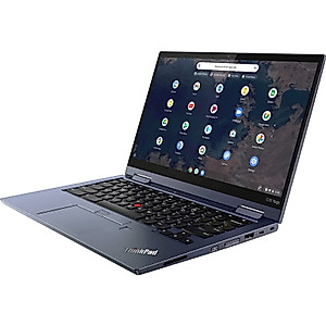 Lenovo - ThinkPad C13 - Yoga 2-in-1 Chromebook Enterprise - AMD Ryzen 3 3250C Dual-Core 2.60 GHz - 13.3" FHD Touchscreen - 4 GB RAM - 128 GB SSD Storage - Chrome OS - Abyss Blue