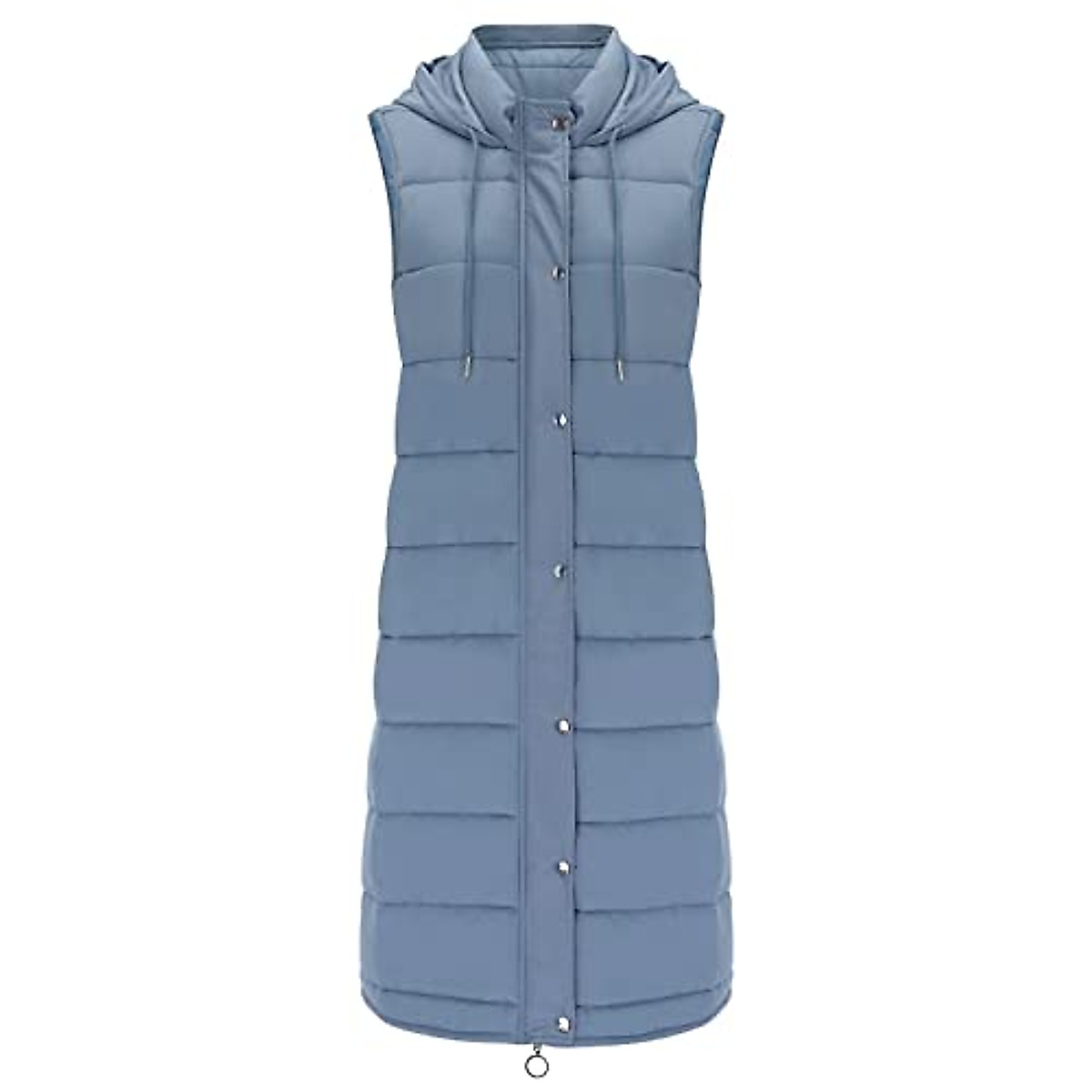 Winter Coats for Women Waterproof, Coats for Women, Oversized Vest for Women Outdoor Coats with Hood Long Puffer Vest Warm Jacket Blue