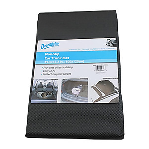 Dependable Industries Premium Non-Slip Car Trunk Mat Cargo Liner Universal Cut-to-Fit Protects Against Dirt Size 39" x 47"