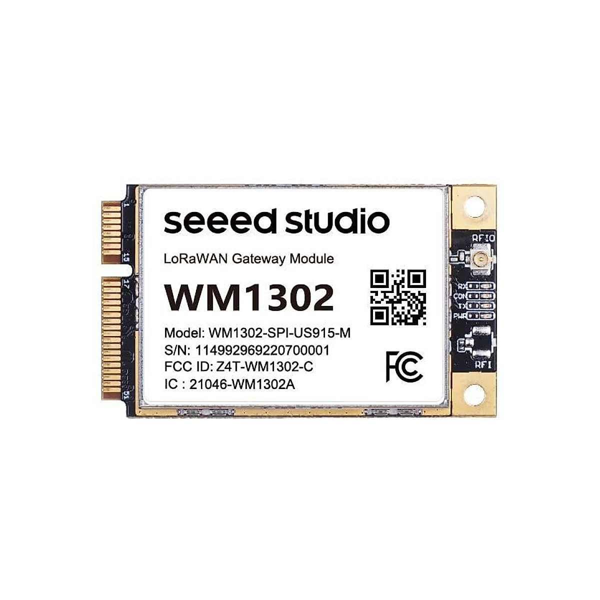 Seeed Studio WM1302 LoRaWAN Gateway Module / WM1302-SPI-US915-M/Powered by Semtech SX1302 baseband LoRa chipset