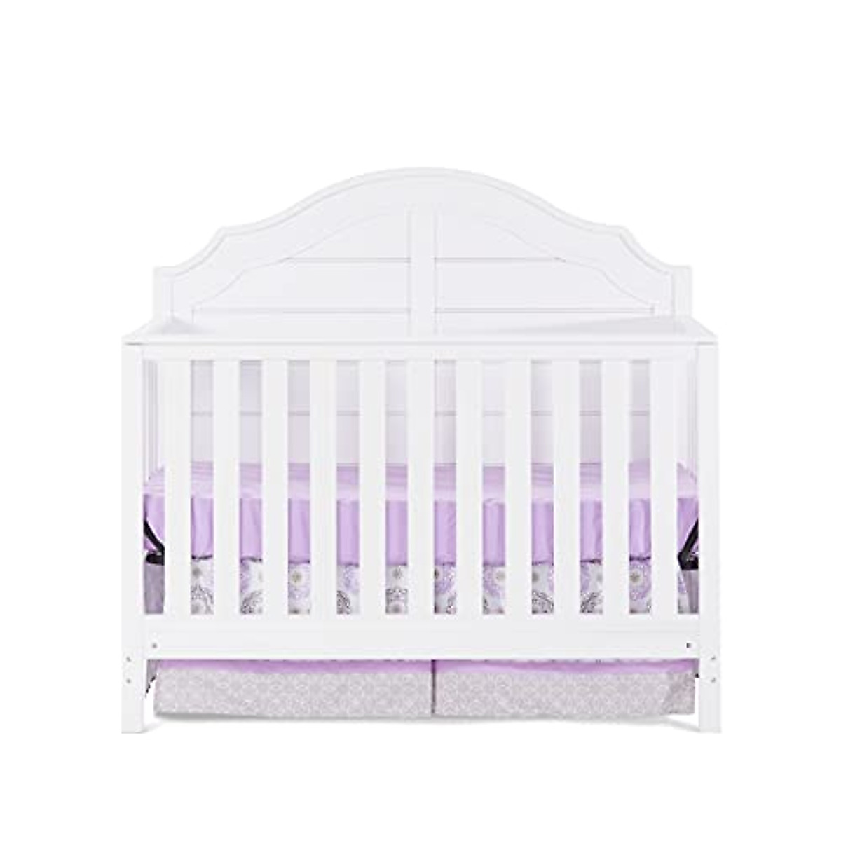 Child Craft Penelope 4-in-1 Convertible Crib, Matte White