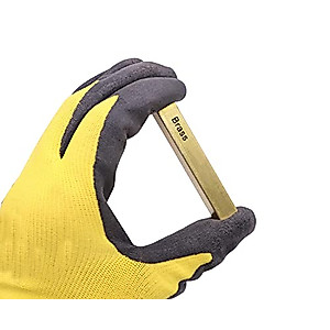 5Pcs Metal Block Set-Brass, Copper,Iron,Steel & Aluminum for Density Investigation,Specific Gravity,Collectible,Specific Heat Experiment