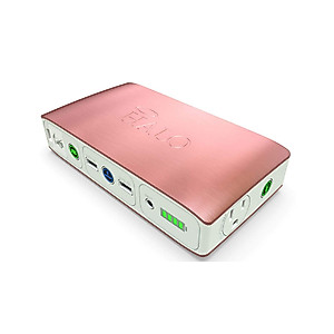 HALO Usb Bolt 58830 mWh Portable Phone Laptop Charger Car Jump Starter with AC Outlet and Car Charger - 120 Amps -Rose Gold