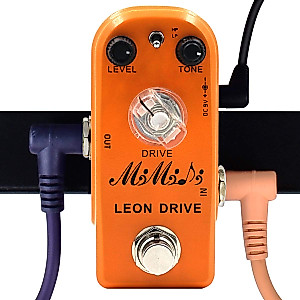 MIMIDI Leon Ultimate Drive Electric Guitar Effect Pedal True Bypass With 4 functional knobs(LEVEL/TONE/HP&LP) Aluminum Alloy（316）