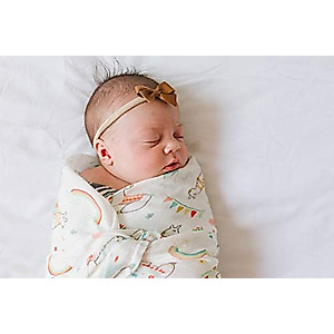 Loulou Lollipop Soft Baby Swaddle Blanket Muslin Wrap Receiving Blanket for Newborn to Toddler Girl and Boy, Large 47” by 47” - Llama…