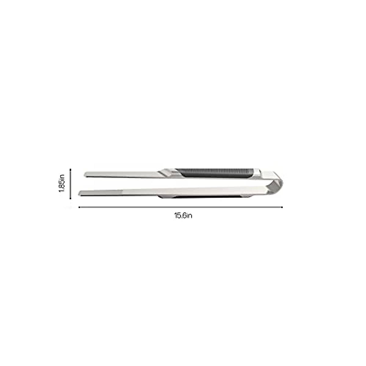 Everdure by Heston Blumenthal Premium Large Grilling Tweezers: Brushed Stainless Steel, Soft Grip Handle and Lightweight, Perfect Precision Tweezers for Handling Small Items on The Grill or Cooktop