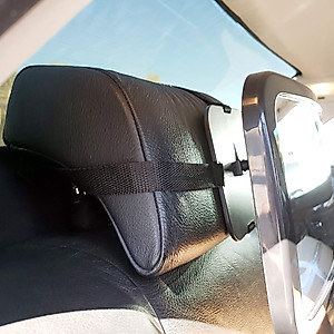 Baby Backseat Mirror - Safely View Infant in Rear Facing Seat - Full 180-degree view of your Newborn from your rear-view mirror