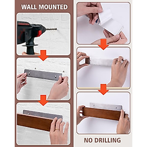 Magnetic Knife Holder 1 Pcs 16In Premium Acacia Wood Magnetic Knife Strip Heavy Duty Magnet Strip for Knives