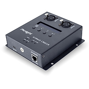 Pknight ArtNet DMX 1024 Ethernet Lighting Controller Interface，2 Universe/Truss Mountable/PoE CR021R