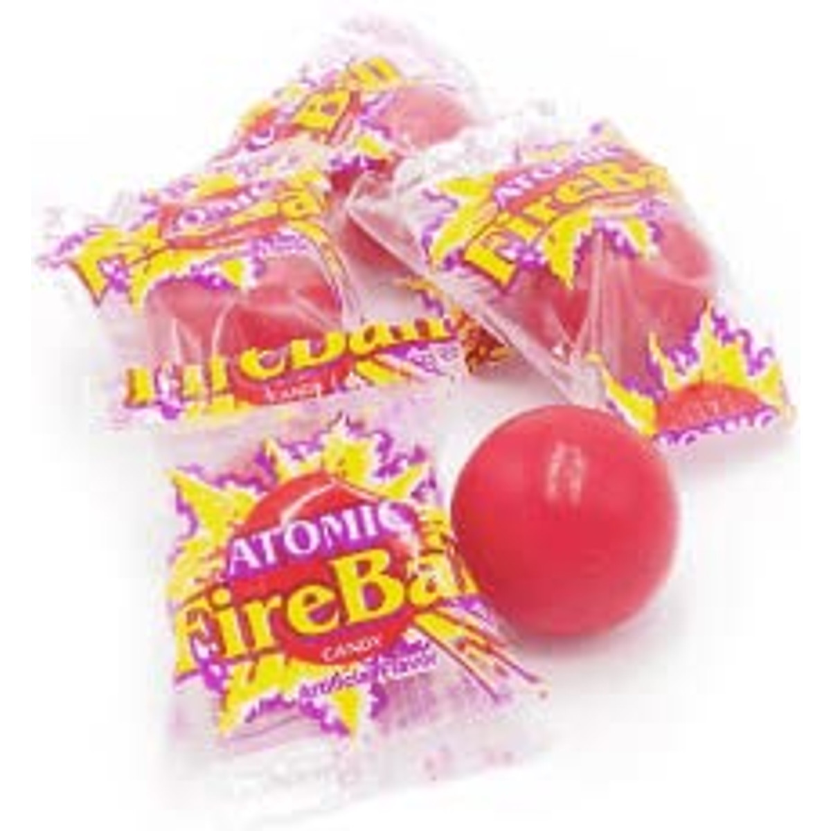 Atomic Fireball Jawbreakers Candy | Individually Wrapped Hot Atomic Fireball Jawbreaker Candies (2 POUNDS)