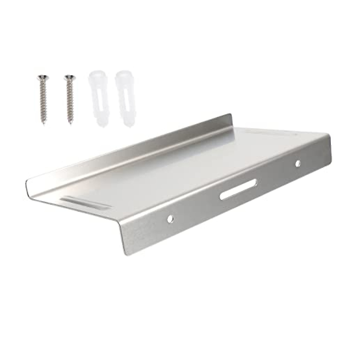 Cabilock Locker Shelf Wall Hanging Shelves Stainless Steel Floating Metal Floating Shelf Metal Bathroom Wall Shelf Shower Wall Shelf Wall Shelves: Metal Hanging Storage Shelves Wall Mounted Shelves