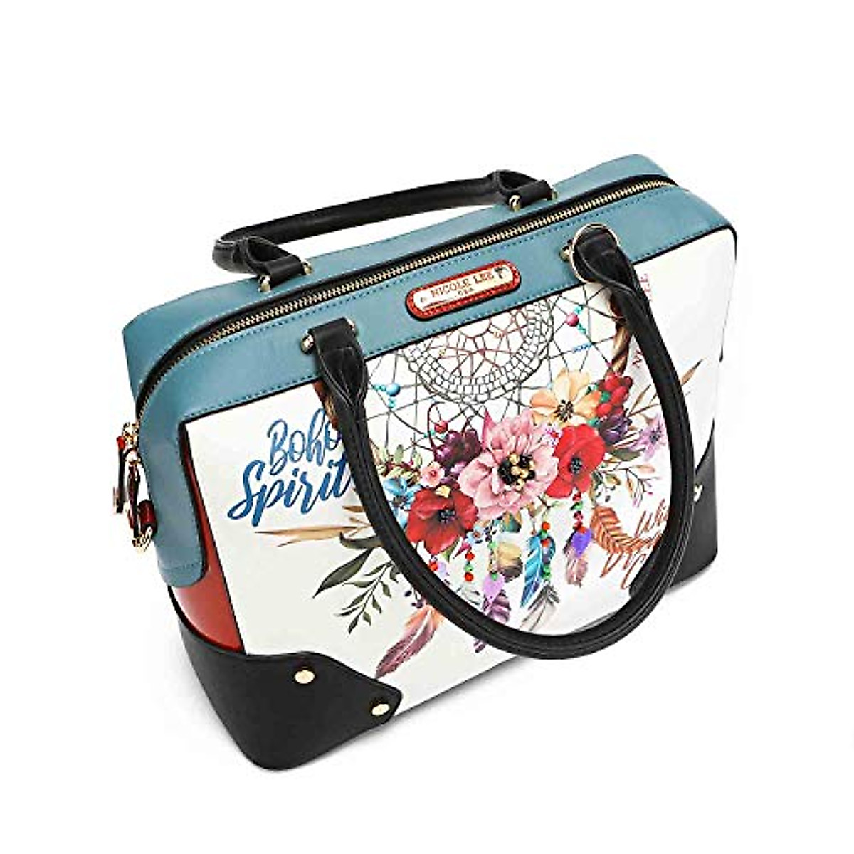 BOHEMIAN WHITE MODERN CHIC TOTE BAG