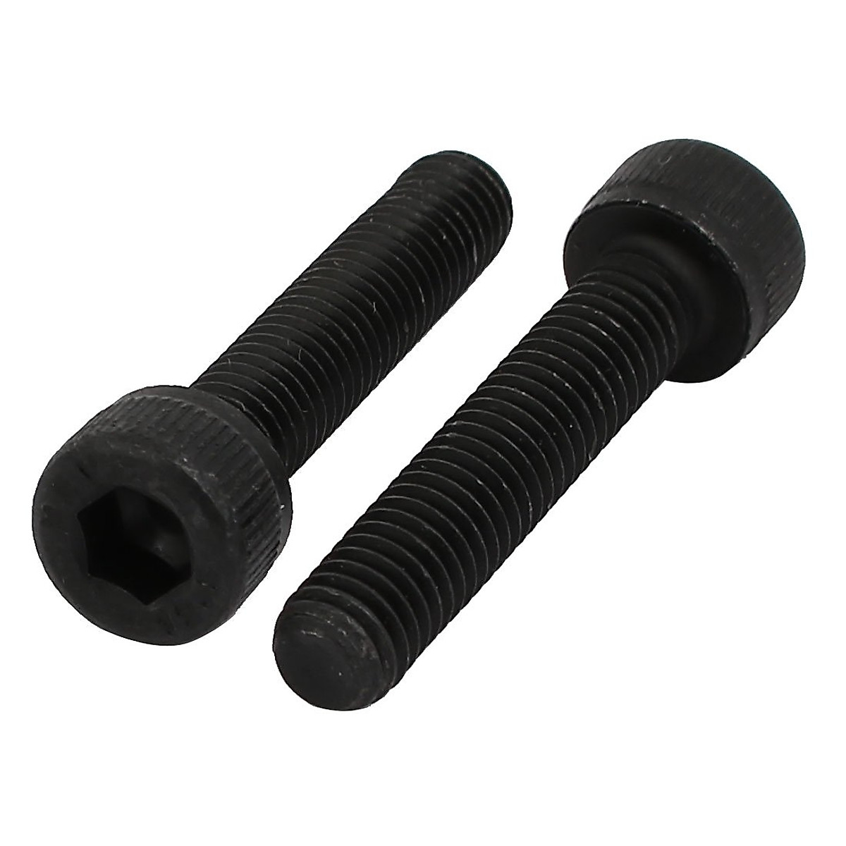uxcell 10pcs M5x25mm 12.9 Grade Hex Socket Cap Left Hand Thread Screw Bolt Black