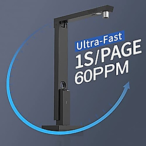 CZUR Lens1200 Pro Portable Document Scanner, 12MP USB Document Camera, Fast Scan 1s/Page, Capture Size A4, Easy-to-Use OCR, Travel-Friendly Mobile Scanner for Mac & Windows