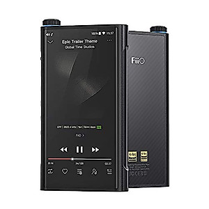 FiiO M15 5.15inch 64G Android Hi-Res MP3/MP4 Music Player Dual AK4499EQ with HiFi Bluetooth CRS8675 5.0/aptX HD/LDAC/USB DAC/DSD512/MQA,WiFi/Spotify/Tidal/Amazon Music Support