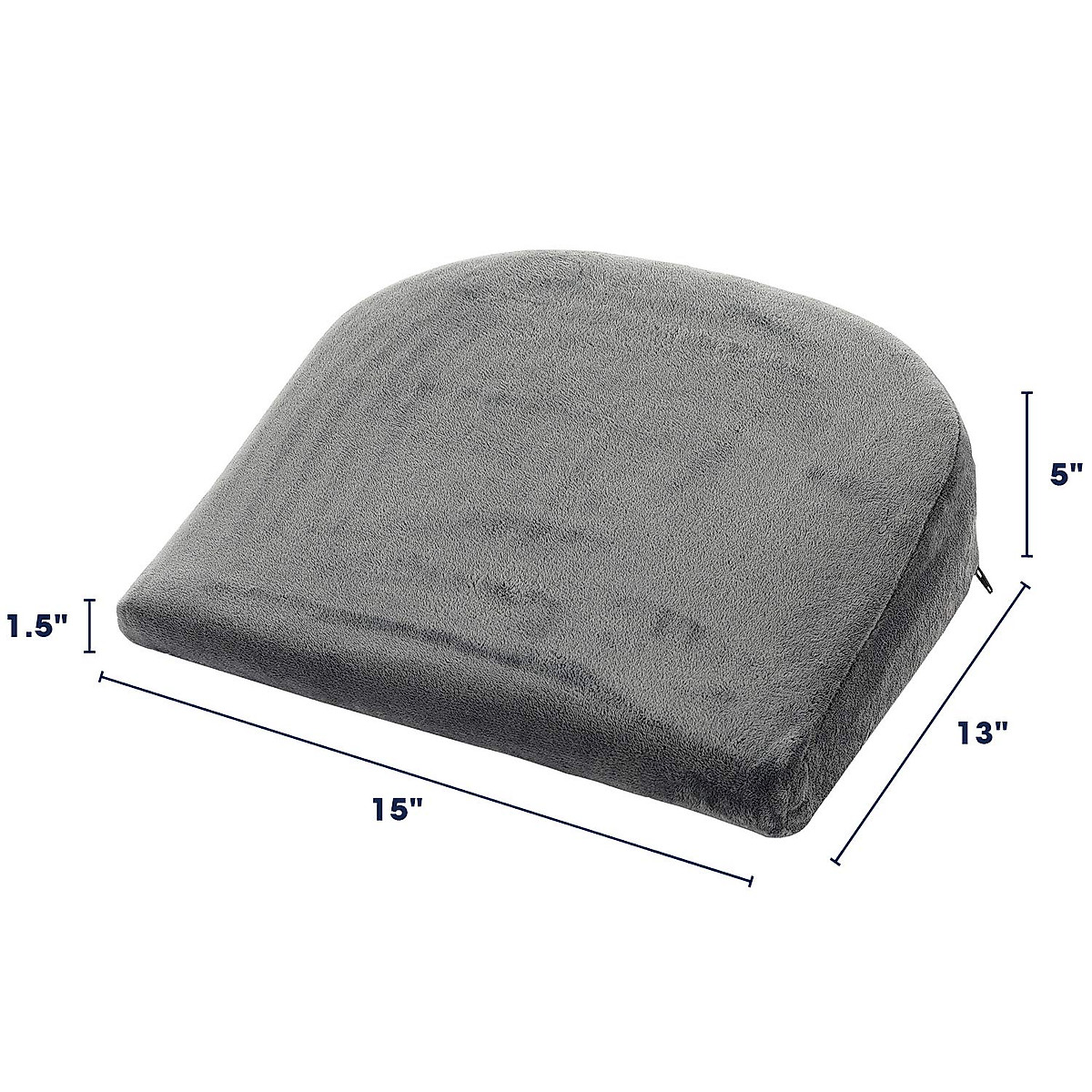 Cheer Collection Memory Foam Maternity Wedge Cushion | Pregnancy Pain Relief Belly Support Pillow with Removable Microplush Washable Cover