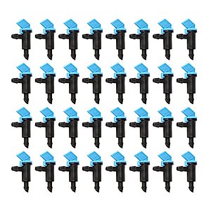 JOJOCY 200 Pieces 2GPH Irrigation Drip Emitter Garden Flag Irrigation Dripper, Trees and Shrubs