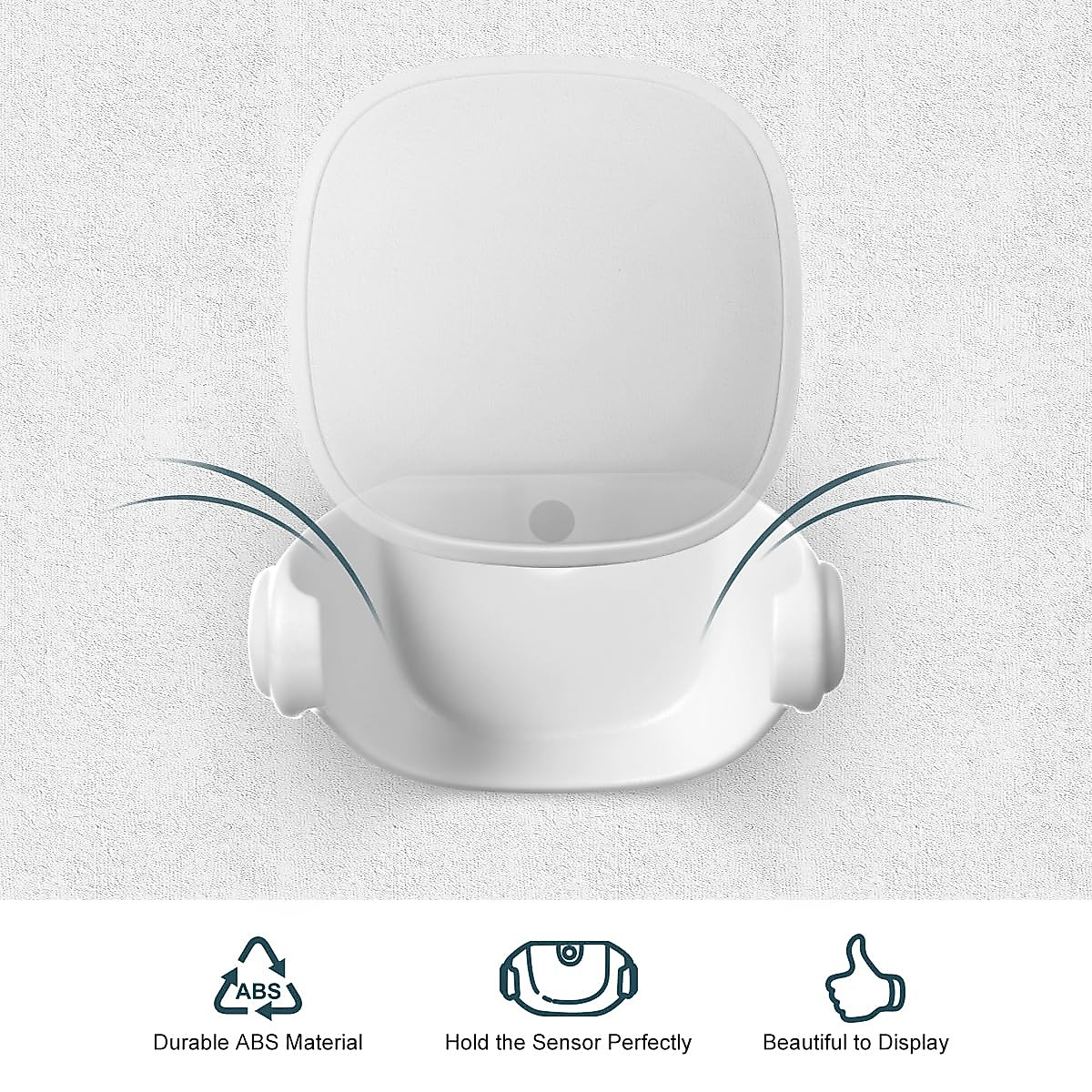 Lenink Wall Mount Compatible with Ecobee Smart Sensor, 2 Pack Smart Sensor Wall Holder Replacement Intelligent Robot Model (White)