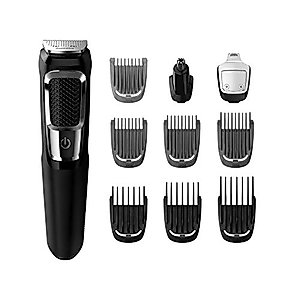 PHILIPS norelco All-in-one Turbo-Powered multigroom Beard Nose Ear Trimmer & Shaver with 13 attachments…