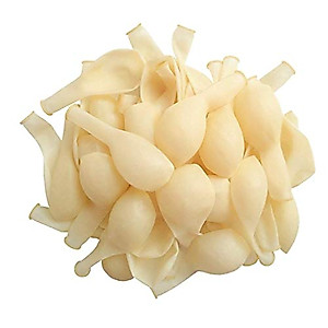 100pcs Clear Balloons - 10" Clear Latex Balloons Round - Helium Transparent Balloons for Wedding Birthday Baby Shower Party Festival Under the Sea Themed Party Decorations