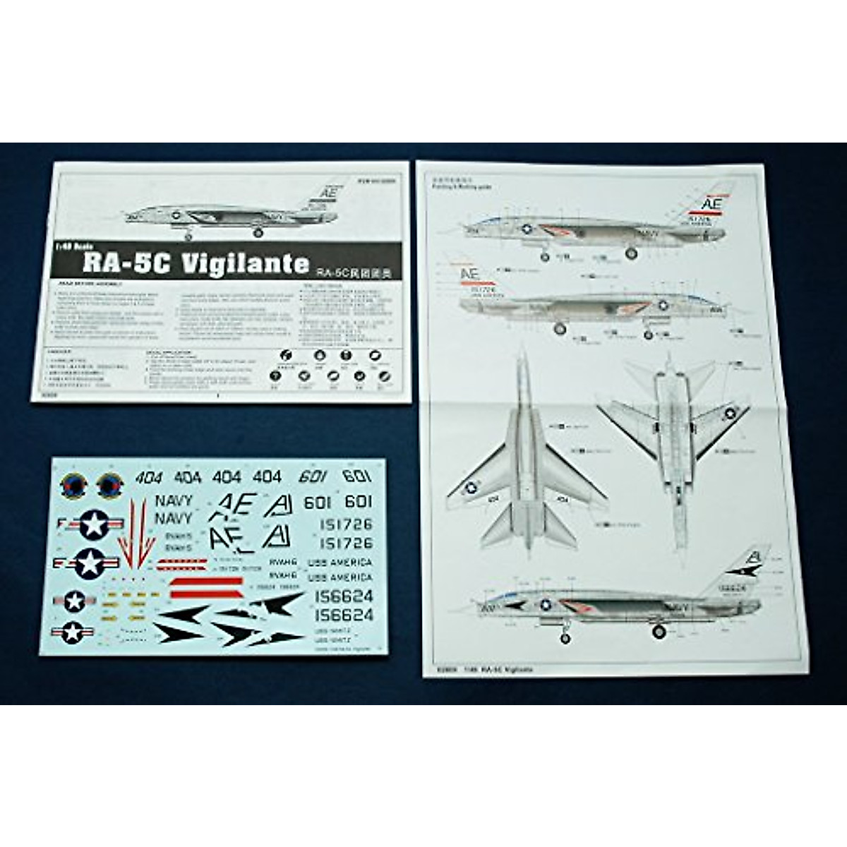 Trumpeter 1/48 RA5C Vigilante Aircraft Model Kit