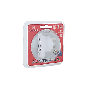 Skross World to Australia/China Country Travel Adaptor, White