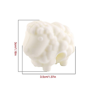 FGYZYP 3Pcs Cartoon Silicone Pot Lid Lifters, Cute Animal Heat Resistant Pot Lid Rack Holder Clips, Spill- Proof Steam Vent Stand for Soup Pots Saucepan Home Kitchen Tool Accessories (Random Color)