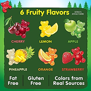 Black Forest Gummy Bears Candy, 1.5 Ounce Treat-Size Pouches (Pack of 24)